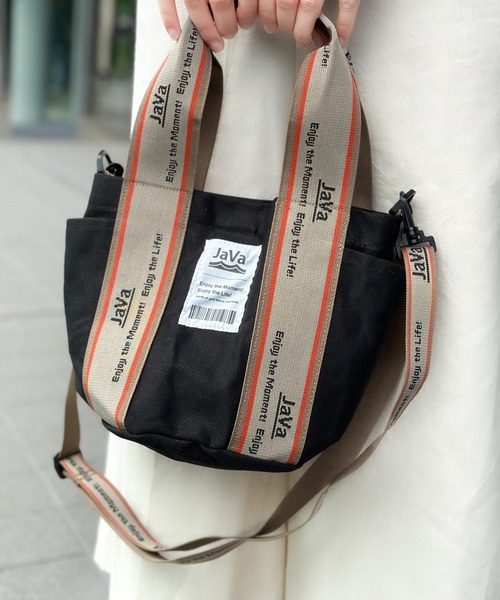 Java（ジャバ）の「《JaVa ジャバコラボ》存在感抜群！ジャガードテープ2wayミニショルダーバッグ（ショルダーバッグ）」 - WEAR