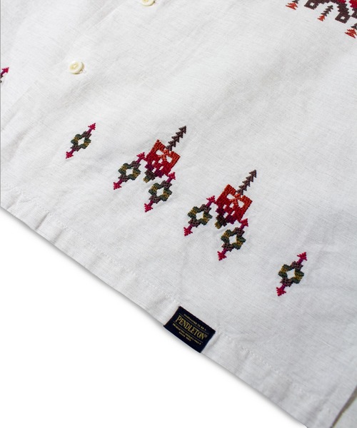 PENDLETON（ペンドルトン）の「PENDLETON-EMB Open Collar Shirt SS（シャツ/ブラウス）」 - WEAR