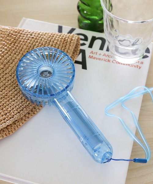 [7色LEDライト付き]クリアハンディファン（生活家電）｜BAYFLOW（ベイフロー）のファッション通販 - ZOZOTOWN