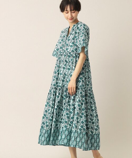 【セール】【インド製】プリントワンピース（ワンピース）｜Dessin（デッサン）のファッション通販 - ZOZOTOWN