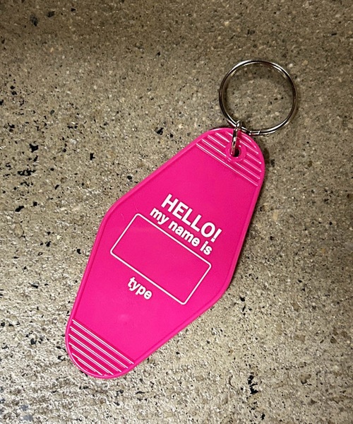 COMMON WARE（コモンウェアー）の「PUFF：TAG KEYHOLDER タグキーホルダー（キーホルダー）」 - WEAR