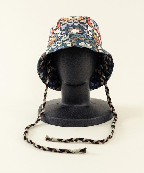 masterkey（マスターキー）の「masterkey マスターキー / ILLUSION-HAT クロシェニット転写バケットハット ...