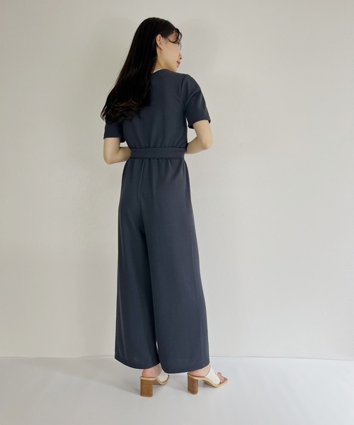 ISOOK（アイスー）の「【ZOZOTOWN限定】Cache-coeur all-in-one / カシュクールオールインワン（つなぎ/オールインワン）」 - WEAR