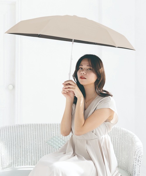 SETUP7（セットアップセブン）の「【SETUP7】UVコンパクト折り畳み傘 日傘 雨傘 50cm NT（折りたたみ傘）」 - WEAR