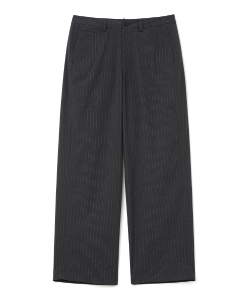 【セール】[MA x Derek] Ren Stripe Curve Pants [Gray]（スラックス）｜Millo Archive（ミロ ...