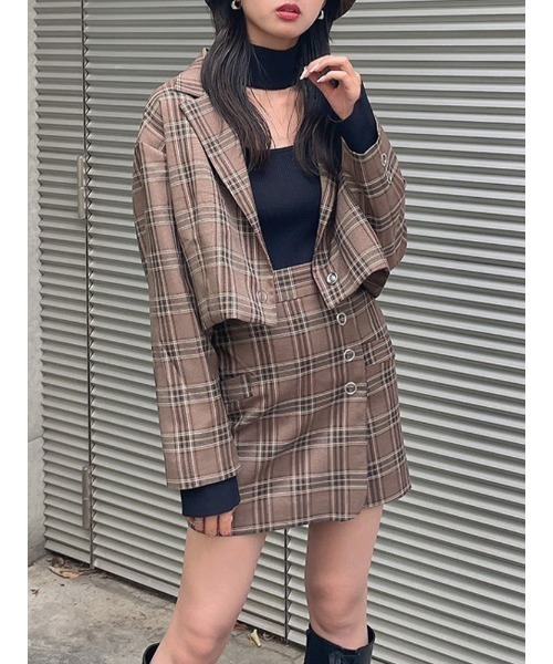 ENVYM（アンビー）の「クロップドシングルJK（テーラードジャケット）」 - WEAR