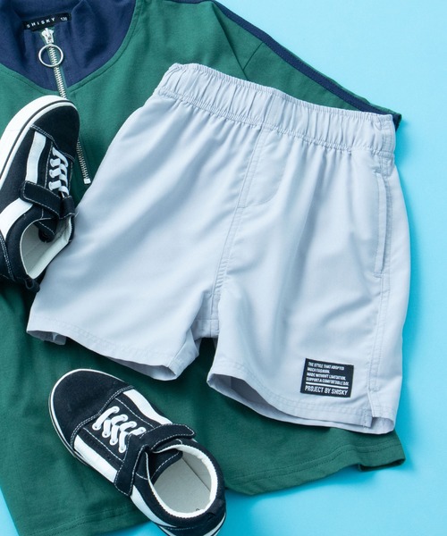 【セール】SHISKY / シスキー 水陸両用 タフタ ワンポイント 無地カラーハーフパンツ キッズ（その他パンツ）｜SHISKY（シスキー ...