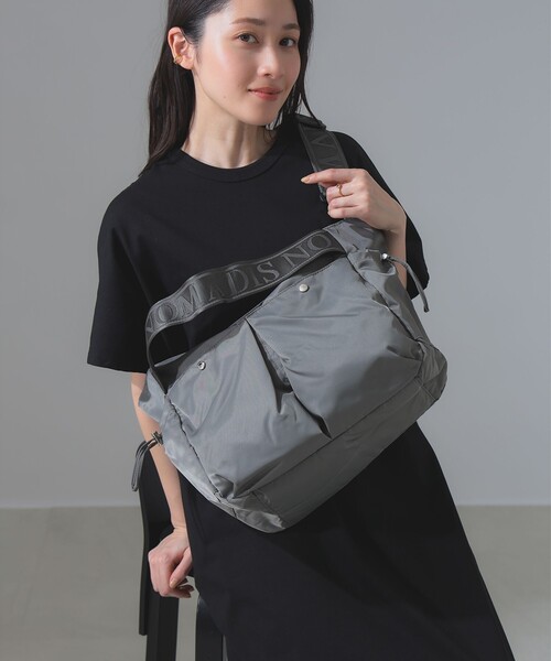NOMADIS（ノマディス）の「【期間限定】NOMADIS / BASQUE M ショルダーバッグ DARK.GREY（ショルダーバッグ）」 - WEAR