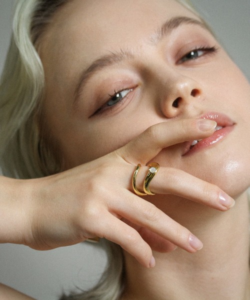 ロイヤルブルームーンストーン レイヤード リング | SV925〈Summer Collection〉（リング）｜cui-cui（キュイキュイ）のファッション通販 - ZOZOTOWN