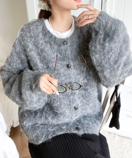 Java（ジャバ）の「《Javaジャバコラボ》大人ふんわり春まで使える 3way貴族式起毛クルーネックカーディガン（ニット/セーター）」 - WEAR