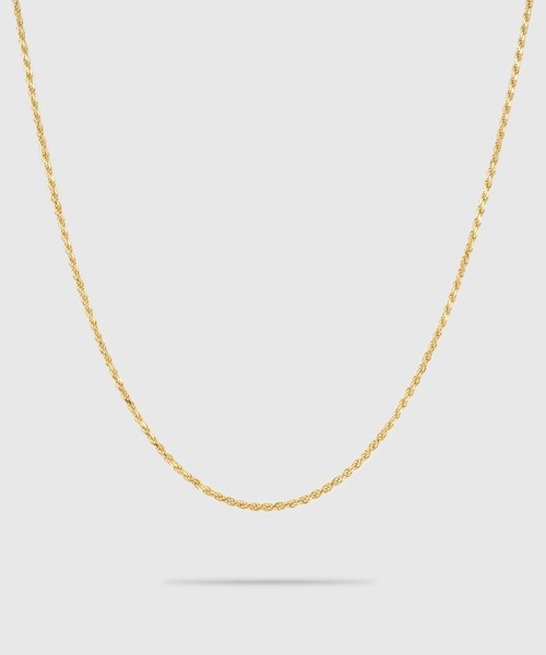 【セール】【ISOLATION / アイソレーション】Silver925 French Rope Chain Necklace K18GP(40cm) /フレンチロープチェーンネックレス ...