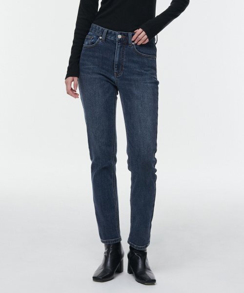 MUSINSA STANDARD WOMAN（ムシンサスタンダードウーマン）の「ウィメンズ薄起毛スリムフィットデニムパンツ[ミディアム ...