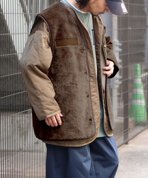 Java（ジャバ）の「《Javaジャバコラボ》大人カジュアルを極める。2wayリバーシブルファー×スエードベスト（ベスト）」 - WEAR