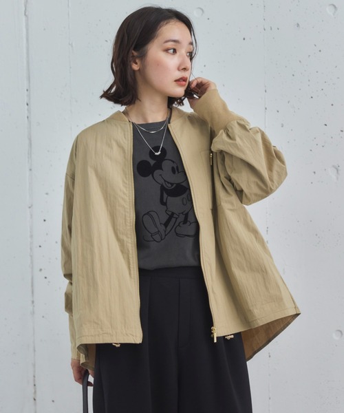 ドゥ アルシーヴ（Doux archives）/バックギャザーミドルＭＡ−１ セール】【名品/完売アイテム】バックギャザーミドルMA-1（ブルゾン