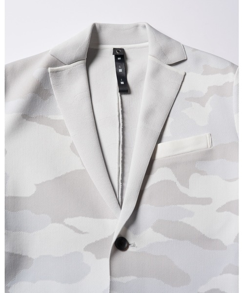 wjk（ダヴルジェイケイ）の「【LEON×B'2nd×wjk】function knit jacket(original camo)（テーラードジャケット）」 - WEAR