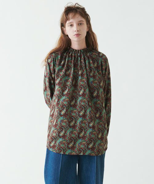 MACPHEE（マカフィー）の「ボヘミアンプリント チュニックブラウス（シャツ/ブラウス）」 - WEAR