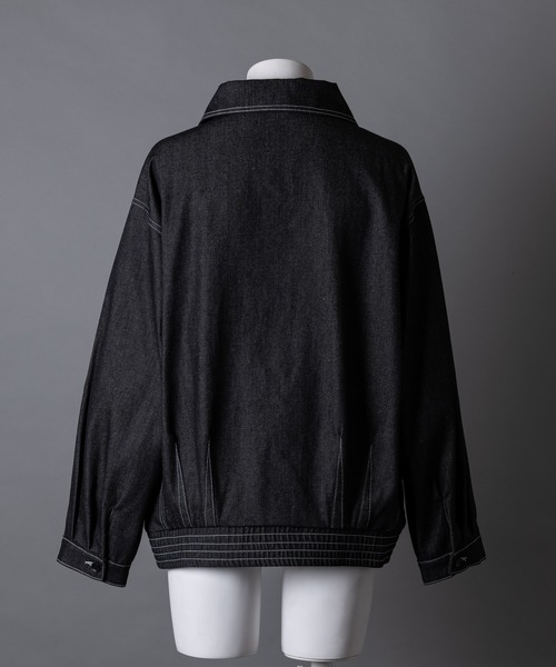 CASPER JOHN（キャスパージョン）の「Denim Flight Jacket/デニムフライトジャケット(セットアップ対応)（デニム ...