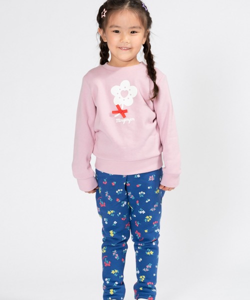 Moujonjon（ムージョンジョン）の「裏毛 花モチーフトレーナー（スウェット）」 - WEAR