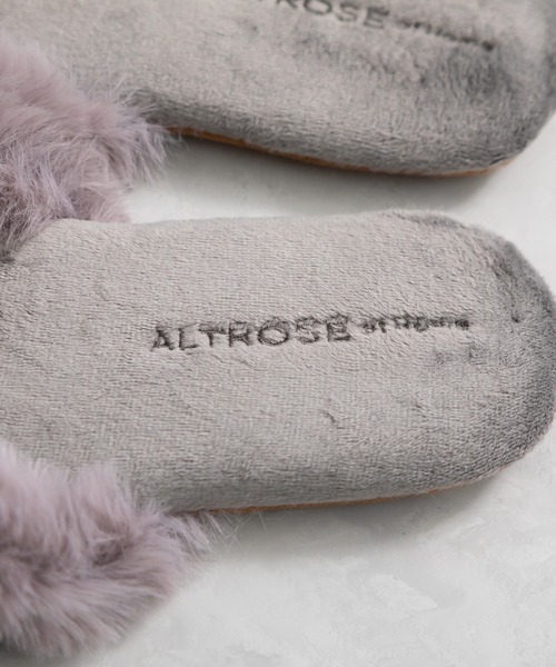 ALTROSE（アルトローズ）の「【ALTROSE/アルトローズ】エコファー ルームシューズ（ルームシューズ/スリッパ）」 - WEAR