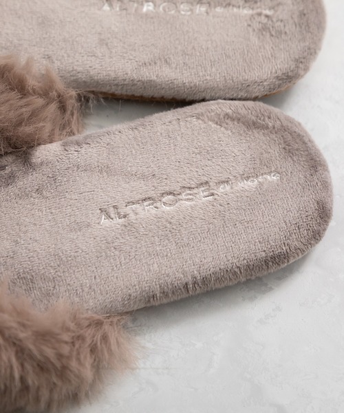 ALTROSE（アルトローズ）の「【ALTROSE/アルトローズ】エコファー ルームシューズ（ルームシューズ/スリッパ）」 - WEAR