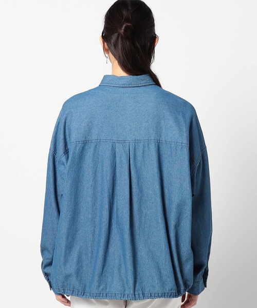 セール】【BROOKLYN OVERALL 】ドロスト仕様 ブルゾンライクシャツ