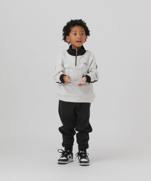 GLOBAL WORK（グローバルワーク）の「乾きやすいハーフZIPプルオーバー/100-110cm（スウェット）」 - WEAR