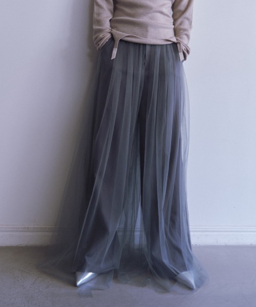 【ZOZO限定】tulle layered pants（スラックス）｜HONEY MI HONEY（ハニーミーハニー）のファッション通販 ...