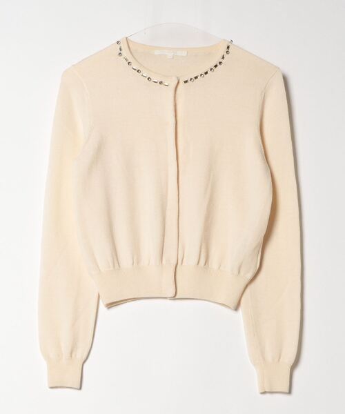 【ブランド古着】ビジューニットカーディガン（カーディガン/ボレロ）｜ANAYI（アナイ）のファッション通販 - ZOZOUSED