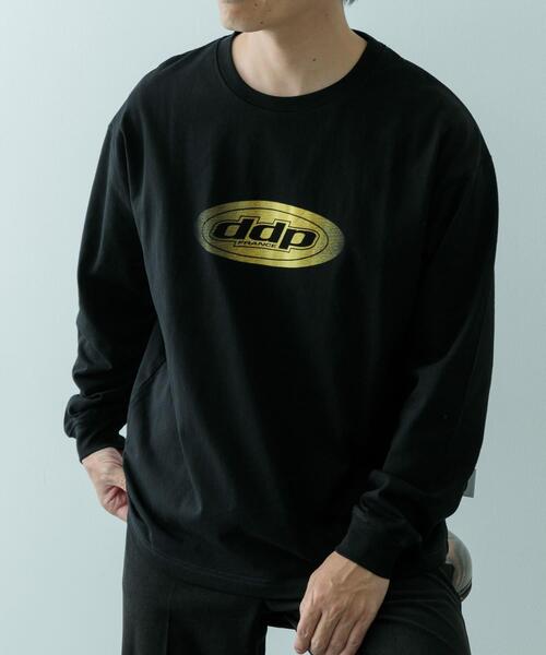 ddp（ディーディーピー）の「ddp Foil Print Long Sleeve T-shirts（Tシャツ/カットソー）」 - WEAR