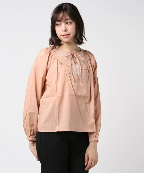 【セール】刺繍入りブラウス（シャツ/ブラウス）｜STYLEBLOCK（スタイルブロック）のファッション通販 - ZOZOTOWN