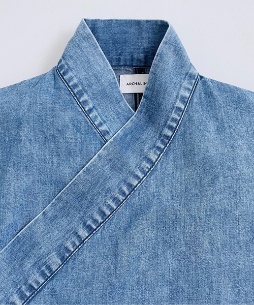 ARCH & LINE（アーチアンドライン）の「ライトデニム作務衣LIGHT DENIM SAMUE（その他アウター）」 - WEAR