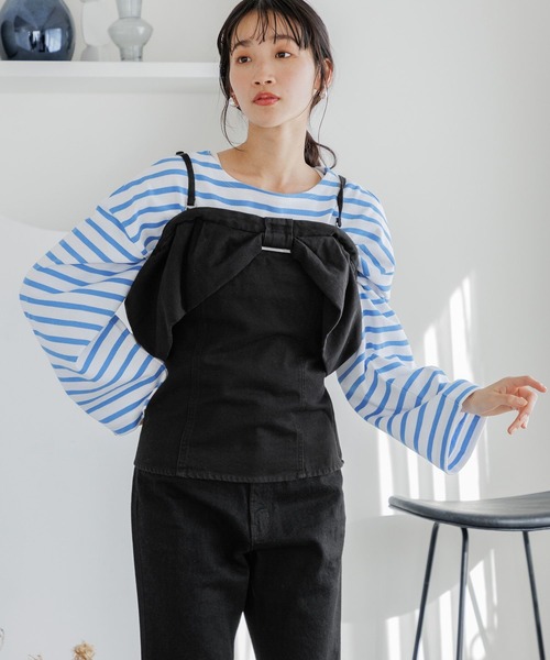 【セール】USAボーダーロングスリーブ 989123（Tシャツ/カットソー）｜LOWRYS FARM（ローリーズファーム）のファッション通販 ...