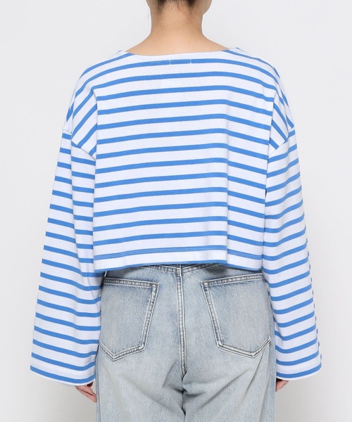 LOWRYS FARM（ローリーズファーム）の「USAボーダーロングスリーブ 989123（Tシャツ/カットソー）」 - WEAR