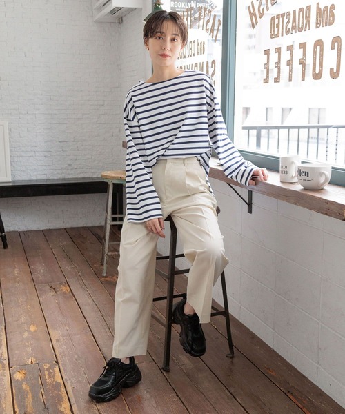 【セール】USAボーダーロングスリーブ 989123（Tシャツ/カットソー）｜LOWRYS FARM（ローリーズファーム）のファッション通販 ...