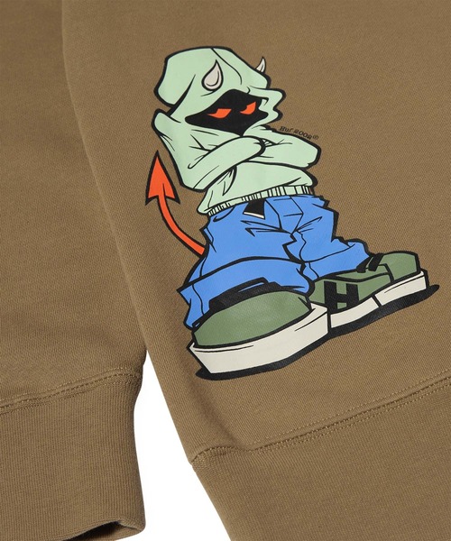 HELL RAZOR CREWNECK / HUF クルースウェット（スウェット）｜HUF（ハフ）のファッション通販 - ZOZOTOWN