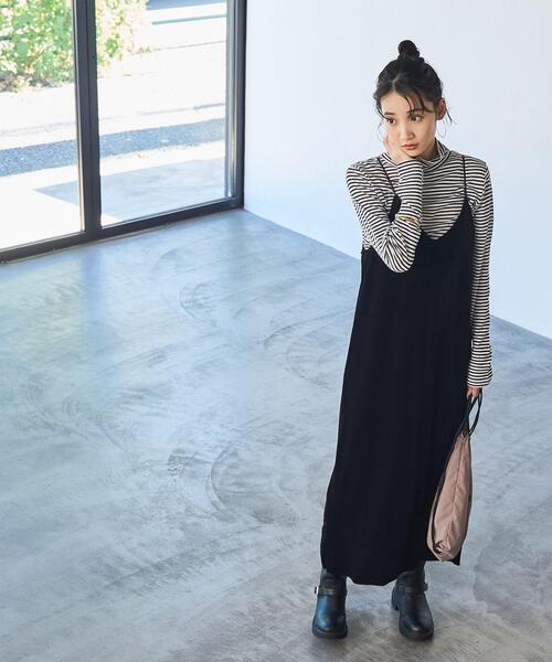 coen（コーエン）の「2WAYベロアキャミワンピース（ワンピース）」 - WEAR