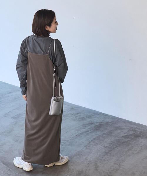 coen（コーエン）の「2WAYベロアキャミワンピース（ワンピース）」 - WEAR