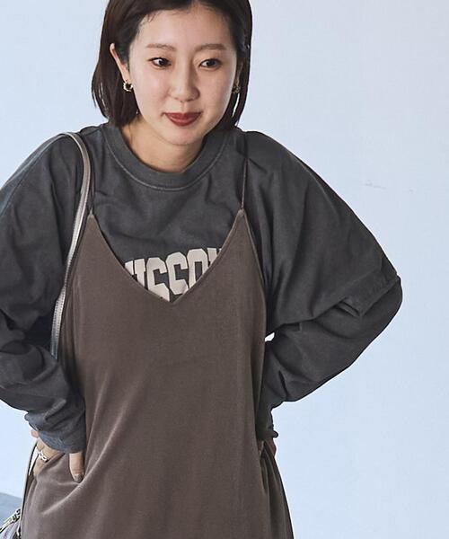 coen（コーエン）の「§2WAYベロアキャミワンピース（ワンピース）」 - WEAR