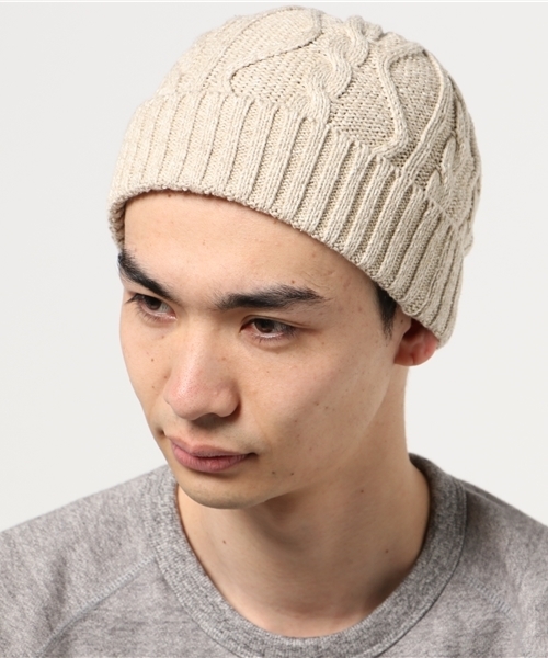 ROTOTO（ロトト）の「【RoToTo/ロトト】CWS CABLE KNIT CAP/ケーブルニットキャップ（ニットキャップ/ビーニー ...
