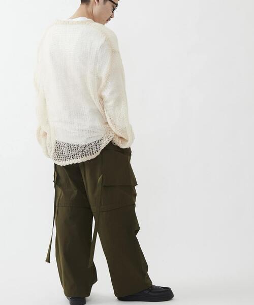 CONVERSE TOKYO（コンバーストウキョウ）の「SHEER MESH KNIT PULLOVER（ニット/セーター）」 - WEAR