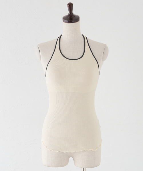 IENA（イエナ）の「【HAKUJI/ハクジ】Twist cotton asym bra TT タンクトップ（タンクトップ）」 - WEAR