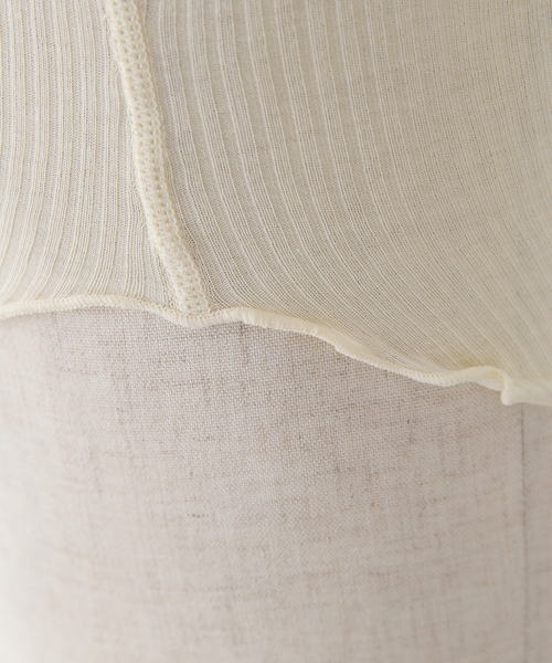 IENA（イエナ）の「【HAKUJI/ハクジ】Twist cotton asym bra TT タンクトップ（タンクトップ）」 - WEAR