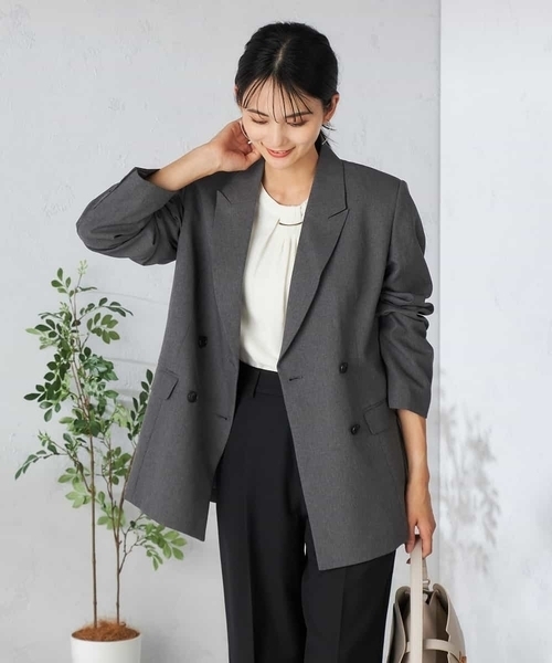 セール】【洗える/イージーケア/吸水速乾/ストレッチ】梳毛調ダブル