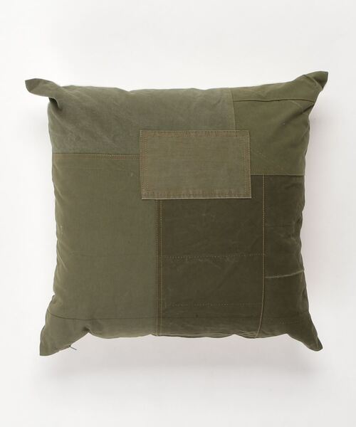 hobo（ホーボー）の「【hobo / ホーボー】COTTON US ARMY CLOTH PATCHWORK CUSHION M（クッション ...