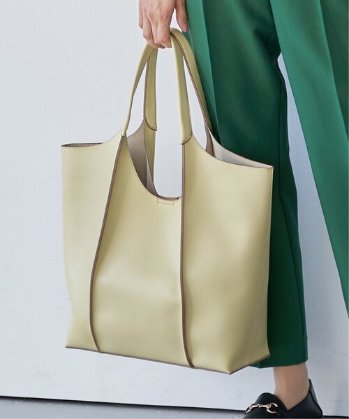 ikka（イッカ）の「PUハギビッグトートバッグ（トートバッグ）」 - WEAR