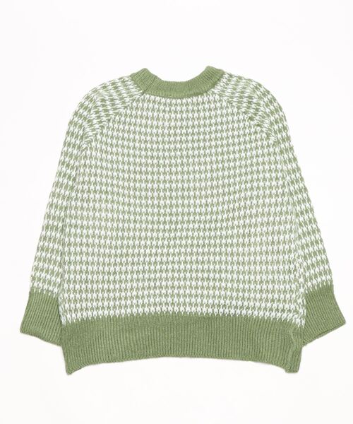 SETUP7（セットアップセブン）の「【SETUP7】千鳥格子モヘア風ニットSCCH205（ニット/セーター）」 - WEAR