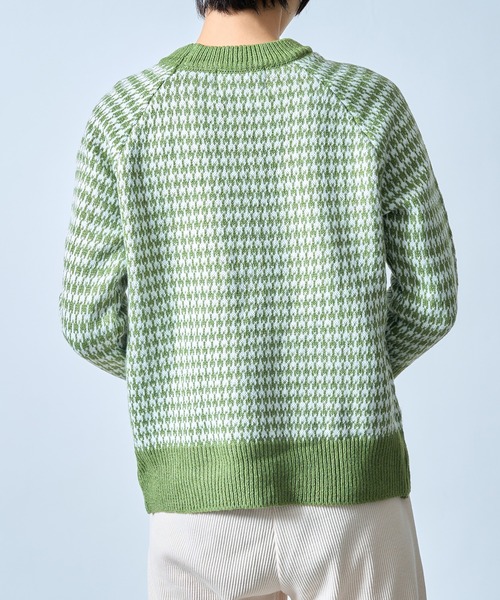 SETUP7（セットアップセブン）の「【SETUP7】千鳥格子モヘア風ニットSCCH205（ニット/セーター）」 - WEAR