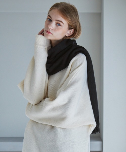 SERACE（セラス）の「【SERACE】Loose basic soft muffler / ルーズベーシックソフトマフラー（マフラー）」 - WEAR