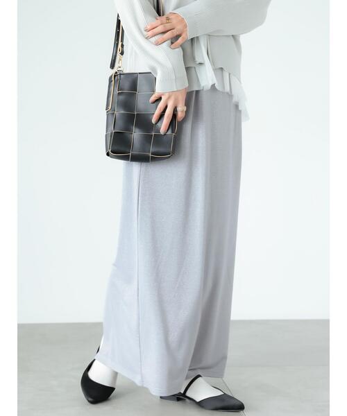 Lugnoncure（ルノンキュール）の「ラメ混ナロースカート（スカート）」 - WEAR