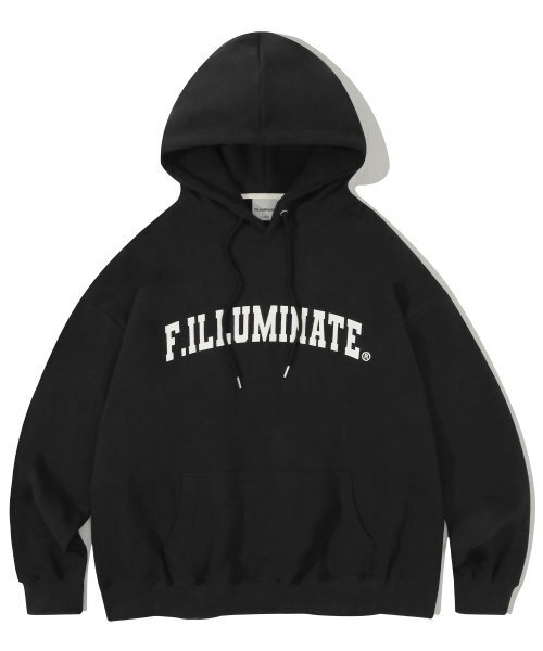 Loose Fit Arch Logo Hoodie - Black（パーカー）｜F.ILLUMINATE（フィルミネイト）のファッション通販 ...